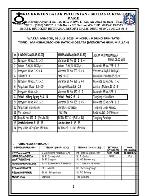 Huria Kristen Batak Protestan Pdf