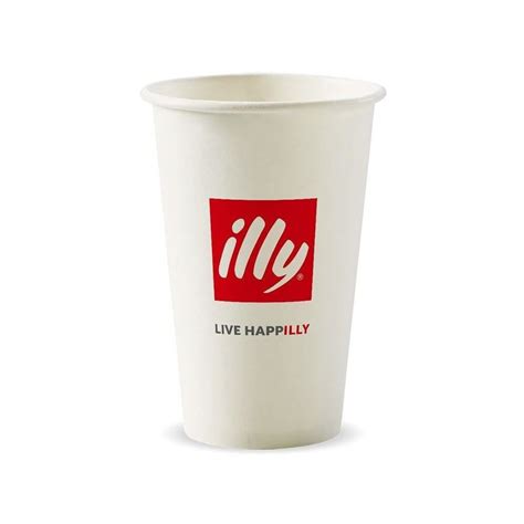 1000pc Illy Branded Takeaway Coffeehot Drink Cups 12oz355ml Big W