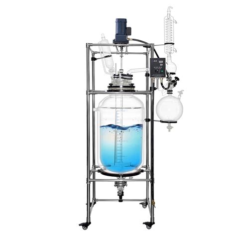 Singledual Glass Reactor System And Sealed Temperature Control