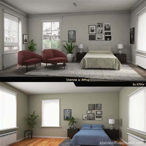 Interior Design Transformation Stable Diffusion Online