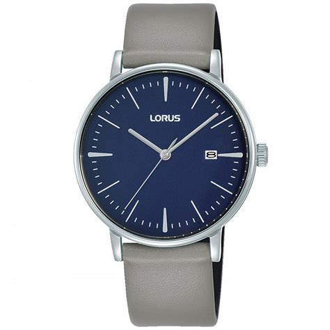 Lorus Watches Lorus Quartz Gents Stainless Steel Blue Dial Strap Watch