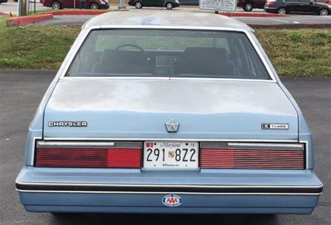 1983 Chrysler E Class For Sale