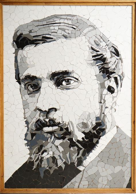 Antoni Gaudí Mosaic Portrait Gaudi Mosaic Mosaic Art Mosaic