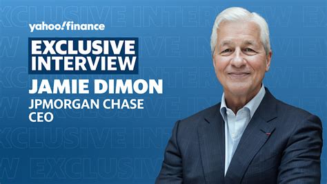 Jpmorgan Chase Ceo Jamie Dimon Live In Yahoo Finance Exclusive