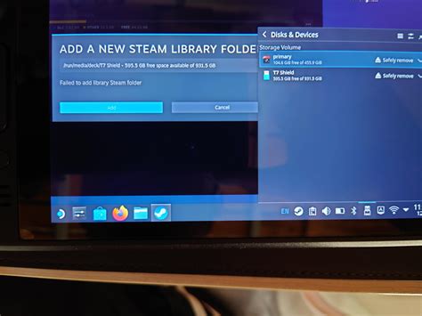 Steam Library Folder Is Not Executablefailed To Add Library Steam Folder Rsteamdeck