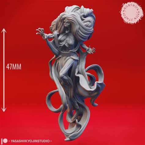3d Printable Banshee Tabletop Miniature Pre Supported By Yks Miniatures