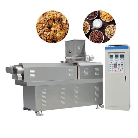 China Manufacturer Extrusion Corn Flakes Maker Machine Processing Line Breakfast Cereal