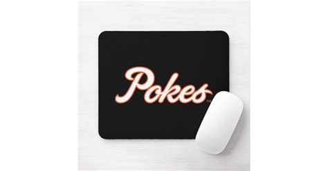 Oklahoma State University Script Pokes Mouse Pad Zazzle