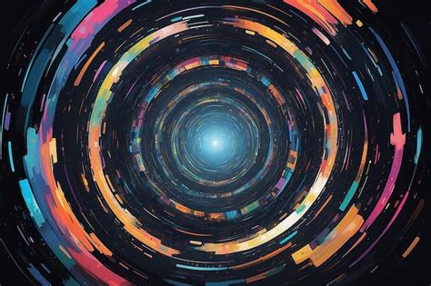 Premium Photo Abstract Data Vortex