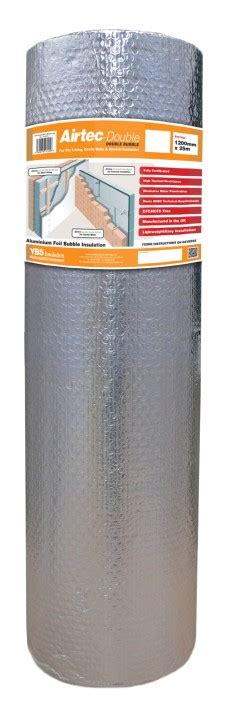 Airtec Double Aluminium Bubble Insulation Membrane By Ybs Insulation