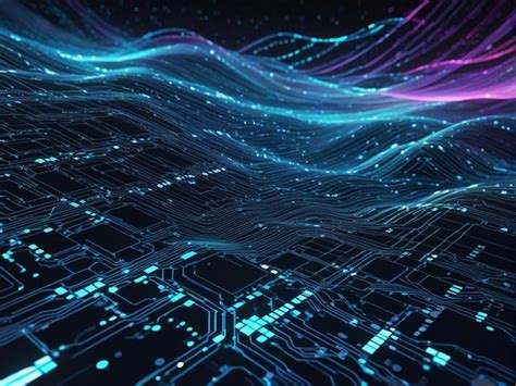 Premium Photo Time And Space Experiment Of Particle Physics Particle Entanglement Blue Pink