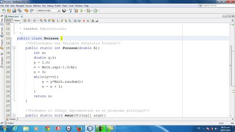 Variable Aleatoria Poisson En Java Youtube