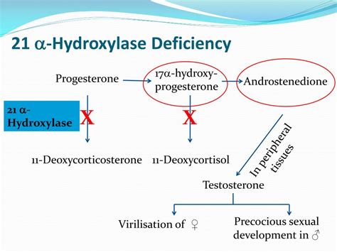 Ppt Congenital Adrenal Hyperplasia And T Esticular F Eminization