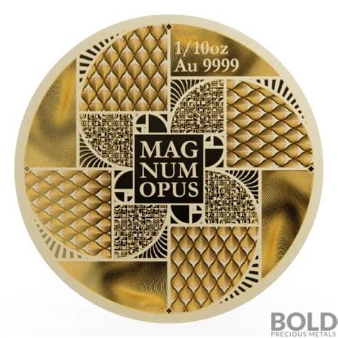 2023 110 Oz Niue Magnum Opus Gold Prooflike Coin Bold Precious Metals