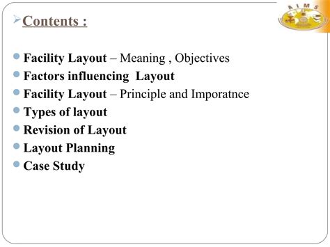 Facility Layout Ppt