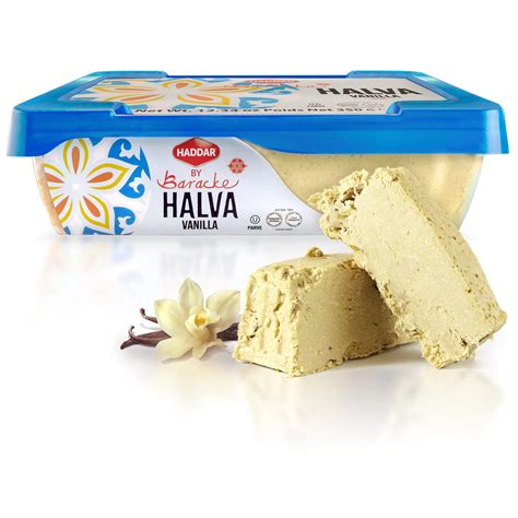 Haddar By Baracke Premium Quality Vanilla Halva 12 34oz Fine Sesame Seed Paste Dessert Made