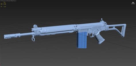 Fn Fal Model Turbosquid 2332699