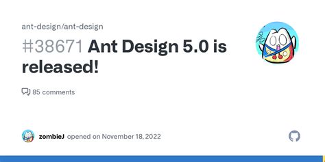 Ant Design 50 Is Released · Issue 38671 · Ant Designant Design · Github