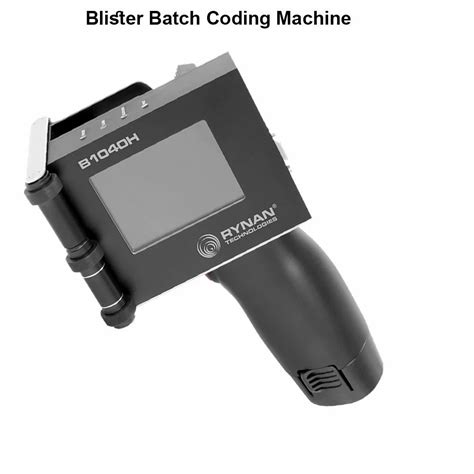 Rynan Metal Blister Batch Coding Machine Model Namenumber 1040p At