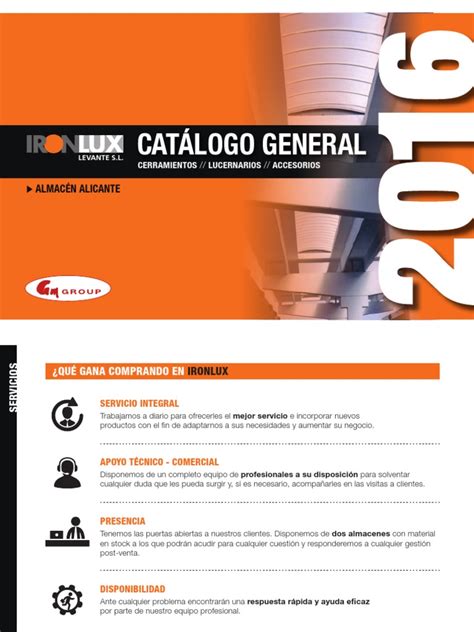 Tarifa Ironlux 2016 1 Pdf Materiales De Construcción Ingeniería De Edificación