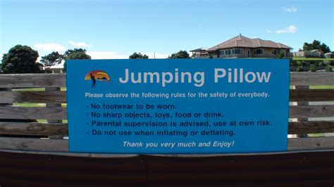Jumping Pillow Sign Flickr Photo Sharing