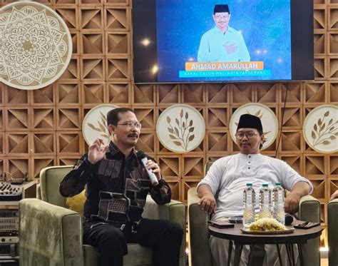 Saat Romantis Ahmad Amarullah Bertekad Wujudkan Kota Tangerang