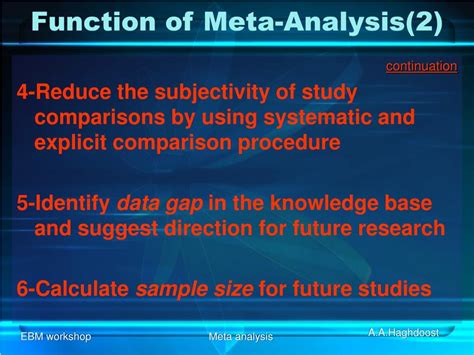 Ppt Meta Analysis Powerpoint Presentation Free Download Id176170