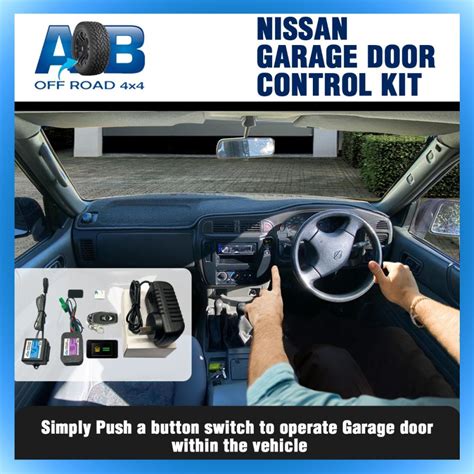Wireless Garage Door Opener Control Kit For Nissan Patrol Gq Gu Series