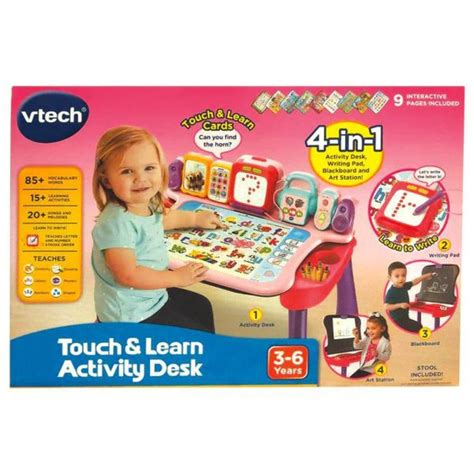 Vtech Touch And Learn Activity Desk Pink Pierre Stationery