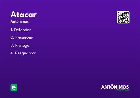 Atacar Significado E Sinônimo Escreva Ai