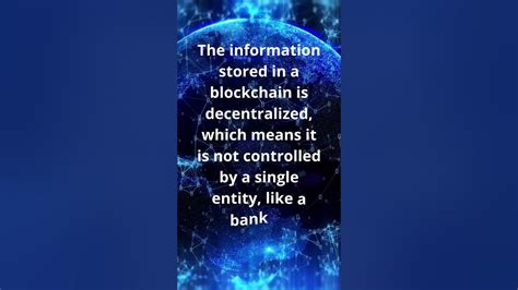 What Is Blockchain Decentralized Decentralization Cryptocurrency