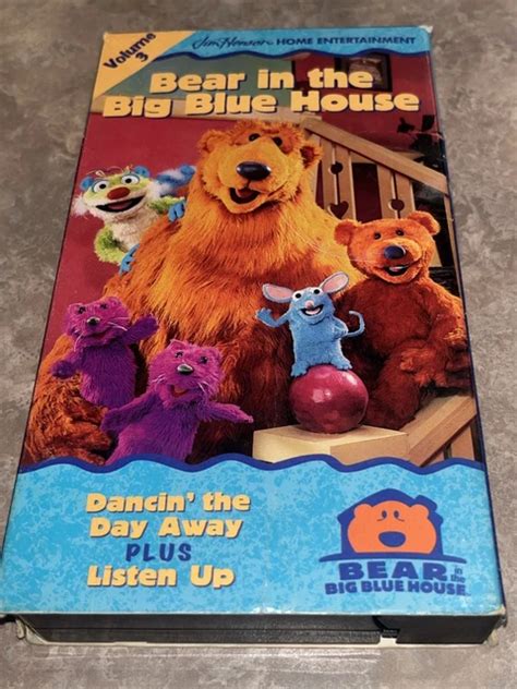 Bear In The Big Blue House Vhs Volume 3 Dancing The Day Away Listen