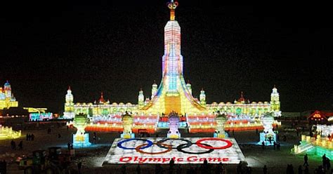 올해 하얼빈 얼음축제의 주제는 올림픽