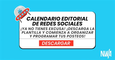 Plantilla Calendario Editorial De Redes Sociales Nerds With