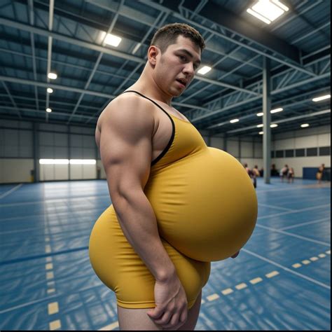 Blown Up At The Gym By Wannaballbelly On Deviantart