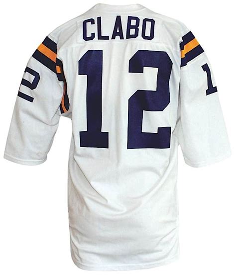 Mid 1970s Neil Clabo Minnesota Vikings Game Used Road Jersey Grey Flannel Auctions