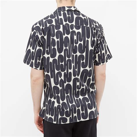 Gitman Vintage X Alexander Girard January Camp Collar Shirt Black And White End Gb