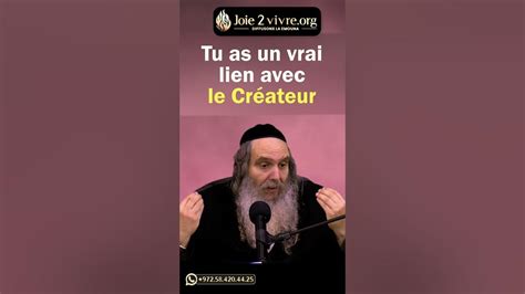 Rav Arouch Le Paradis Sur Terre Youtube