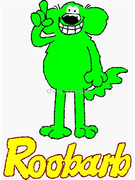 Roobarb Sticker For Sale By Spaceman300 Redbubble
