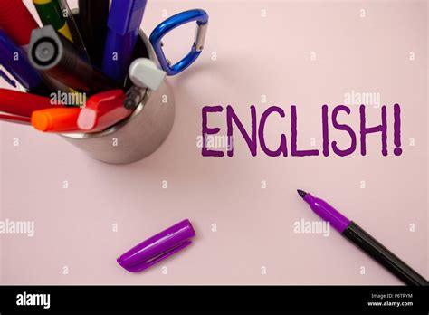 Handwriting Text Writing English Motivational Call Concept Meaning Relating To England Its