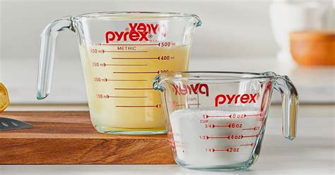 Highly Rated Pyrex Measuring Cups 2 Pack Only 11 81 On Amazon Hip2save