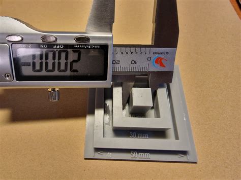 Calibration Measurement For 3d Resin Printer Von Dieter W Kostenloses