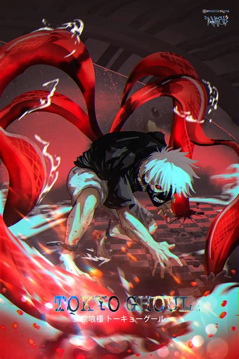 Kaneki Tokyo Ghoul Fan Art Behance