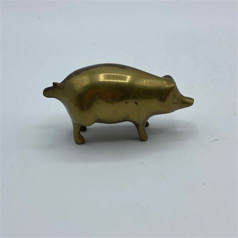 Brass Pig Etsy