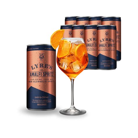 Non Alcoholic Amalfi Spritz 8 Pack Lyres