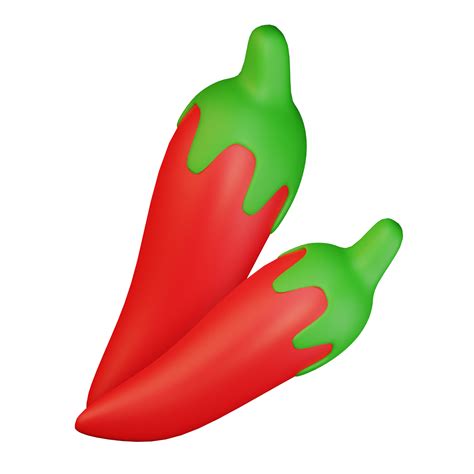 3d Icon Chilli Vegetable Illustration Concept Icon Render 24683844 Png