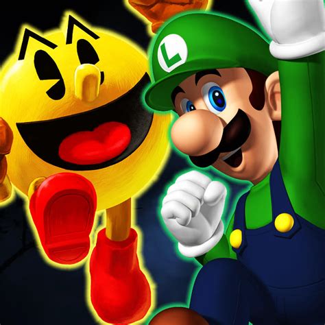 Luigi Vs Pac Man Pfp By Zelrom On Deviantart