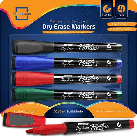 Dry Erase Markers Fine Tip With Eraser At Lester Watkins Blog