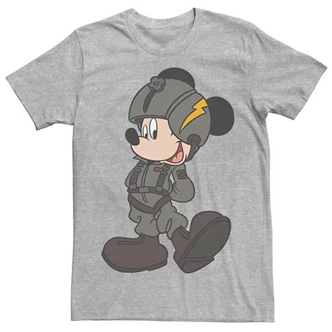 Disneys Mickey Mouse Jet Pilot Outfit Mens Tee