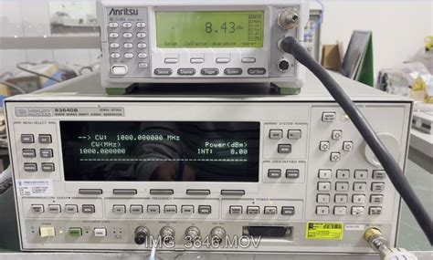 Hp Agilent 83640b 10mhz 40ghz Synthesized Sweep Signal Generator 330